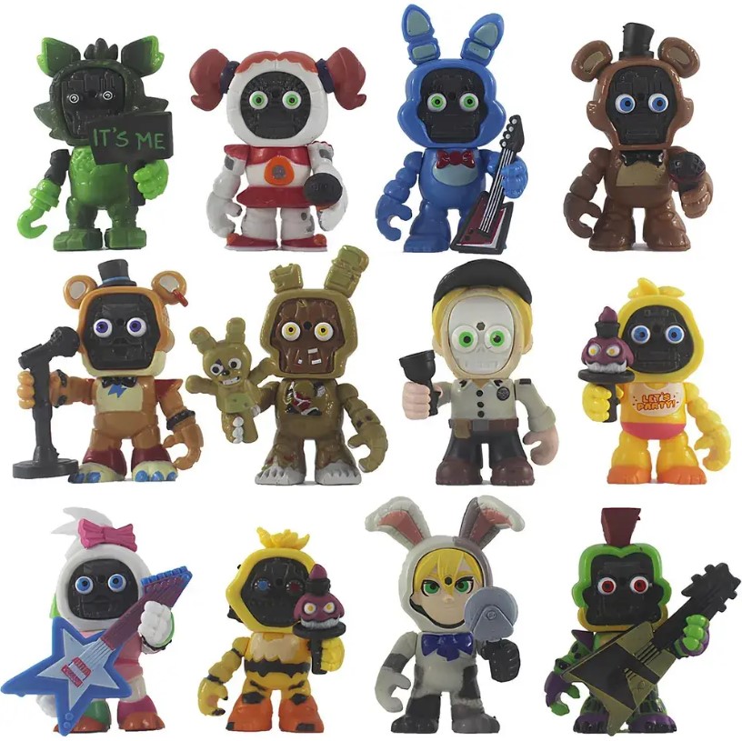 ᐉ Набор фигурок ФНАФ Пять ночей с Фредди 12в1 8 9 см Five Nights At
