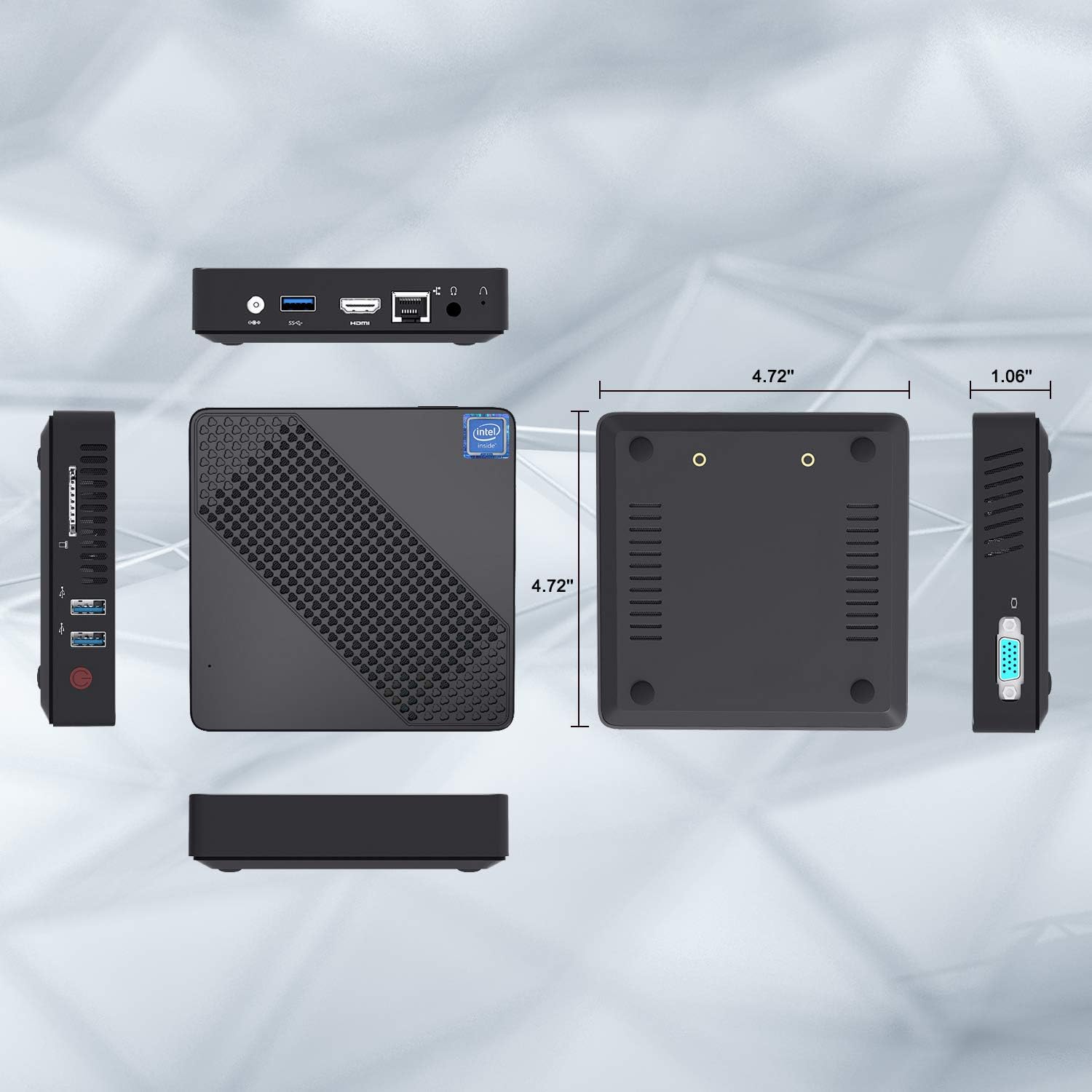 ᐉ Мини ПК Minisforum N40 Intel Celeron N4020 RAM 4GB eMMC 64GB Windows ...